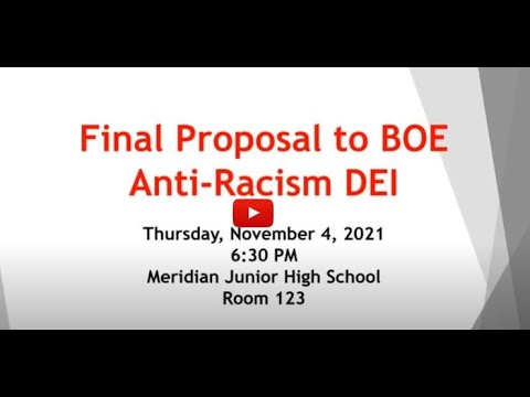 Final Proposal BOE Meeting Nov 4 2021 - YouTube