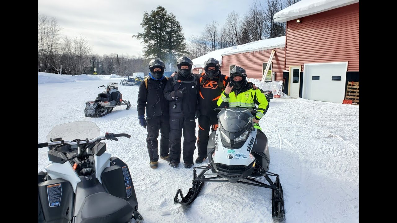 2022 Snowmobiling Trip to Michigan's Upper Peninsula - YouTube