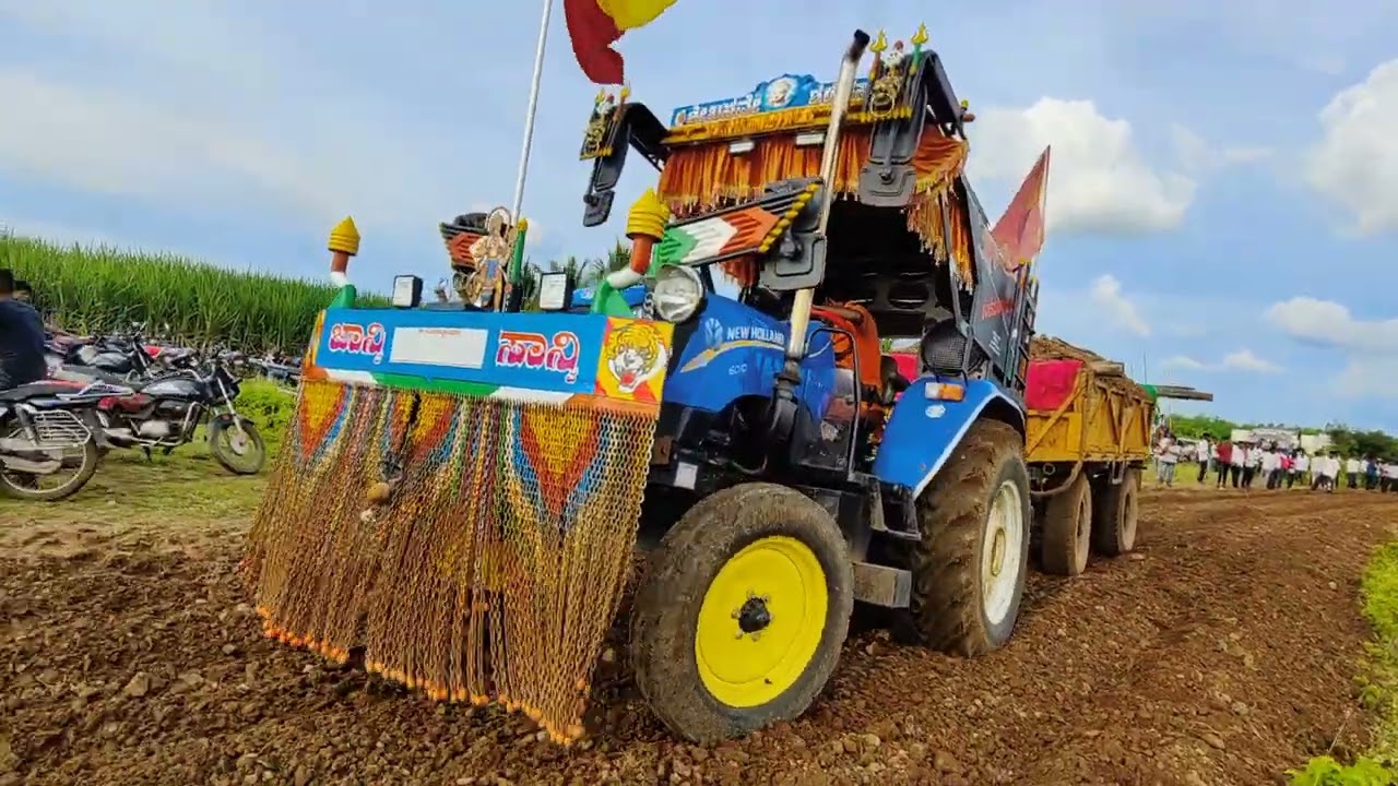 NEW HOLLAND 60 HP TRACTOR POWER 🔥 - YouTube