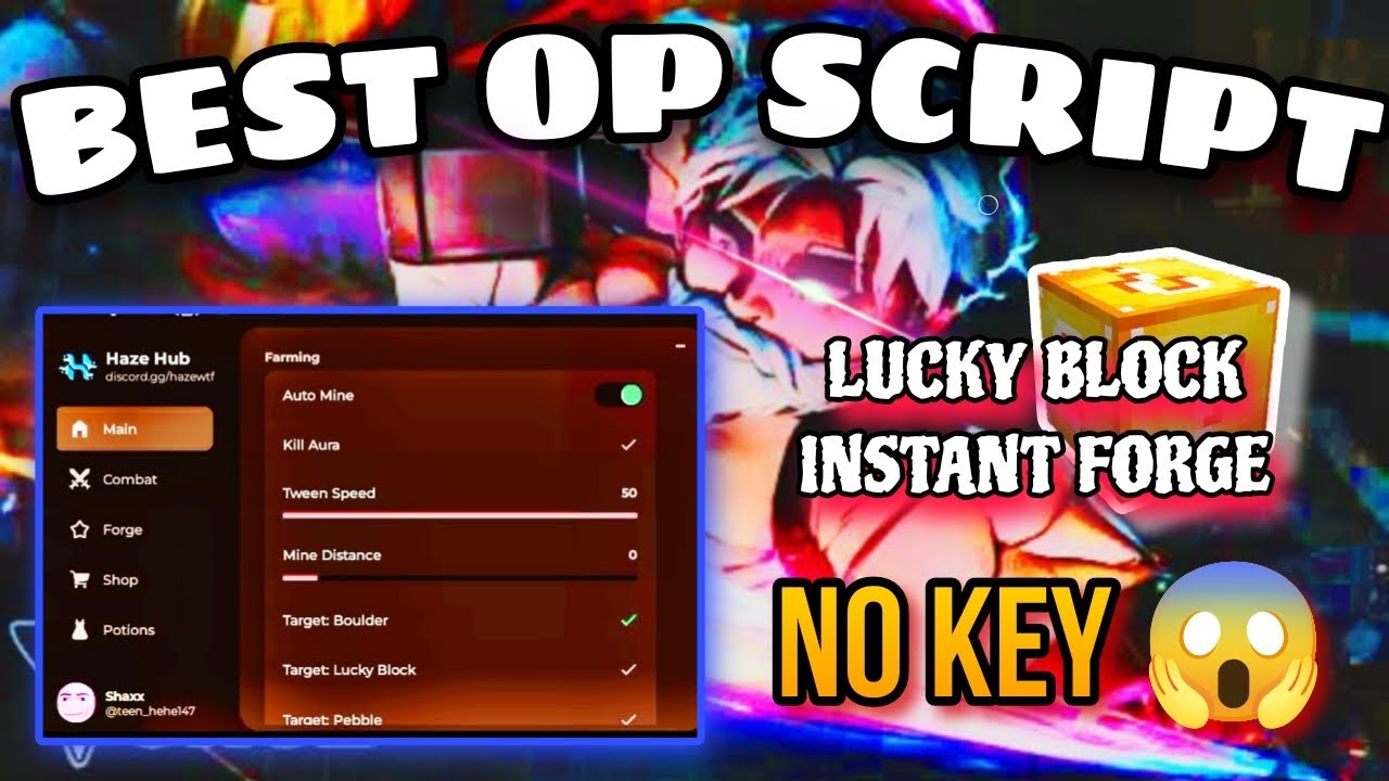 [NEW🔥] The Forge Script *NO KEY* OP BEST SCRIPT instant forge, auto ...