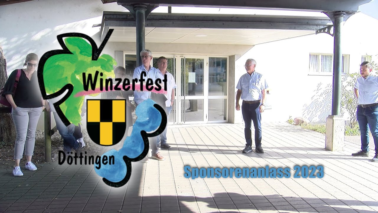 Winzerfest Döttingen 2023 - Sponsorenanlass - YouTube