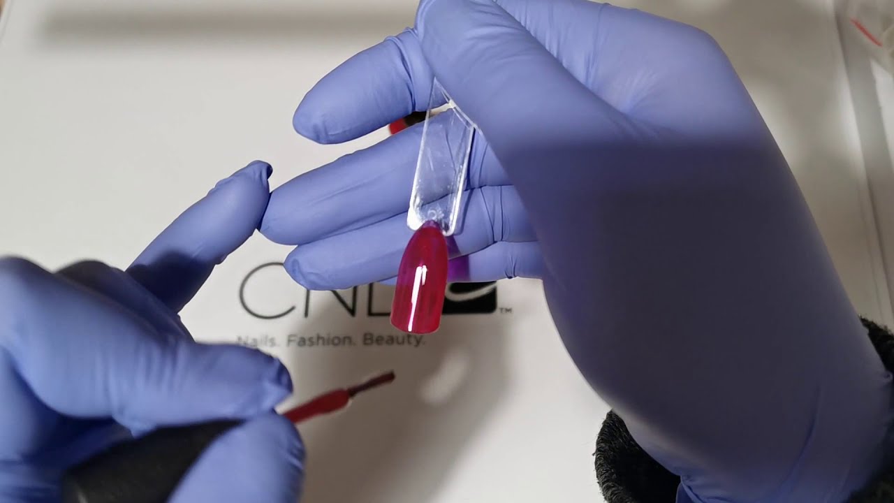 CND Shellac Rose Brocade - YouTube