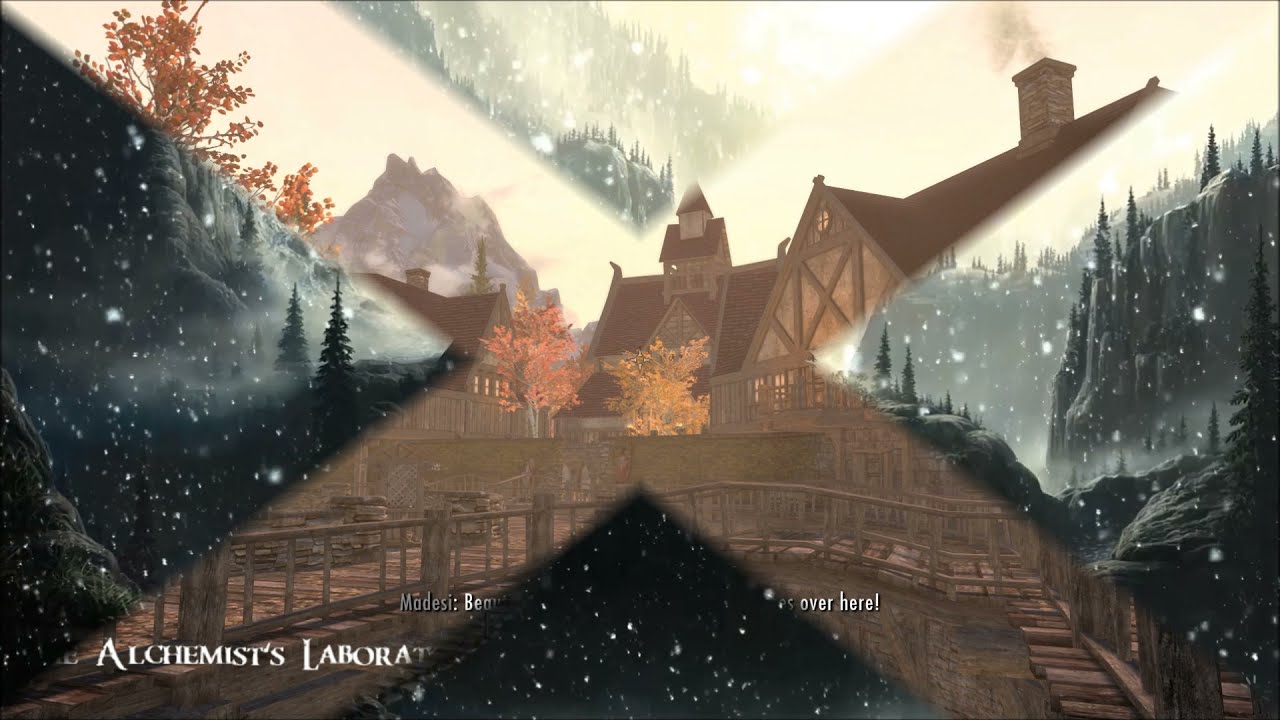 The Alchemist's Laboratory - Skyrim Special Edition House Mod - YouTube