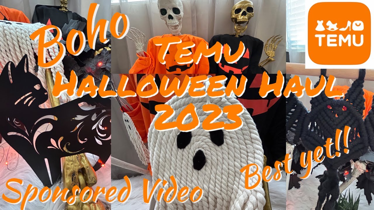 Temu Halloween haul BEST yet 2023 - YouTube