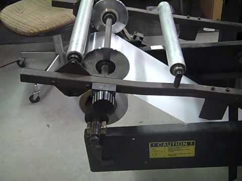 DIDDE APOLLO 17 2 COLOR ROLL TO SHEET PRESS TEST RUN DEMO - YouTube