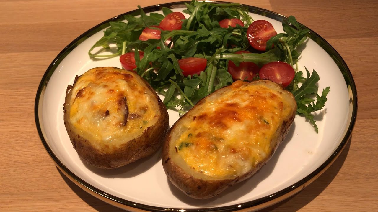 How to make Potato Boat | Easy recipe twice baked potato - YouTube