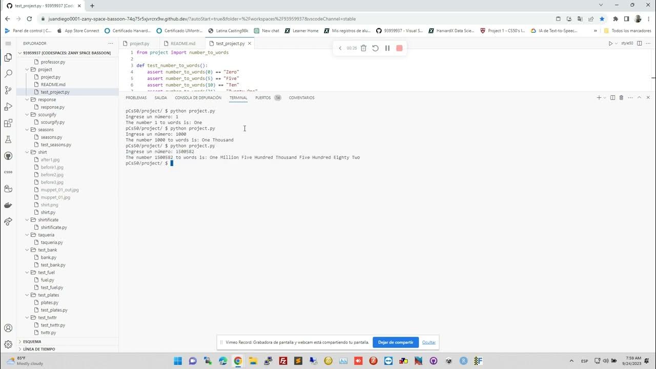 CS50’s Introduction to Programming with Python - Final Project - YouTube