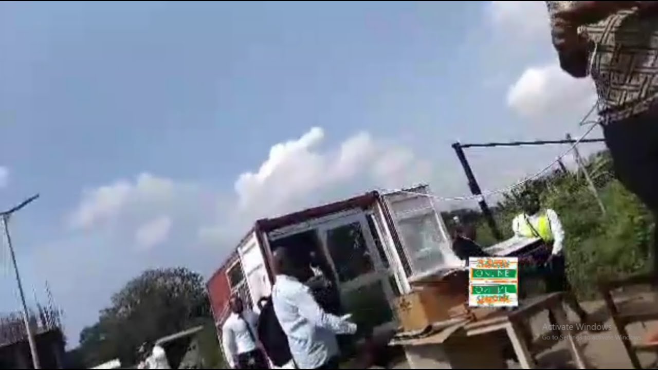 Unknown men ransack A5 security Service office at KIA - YouTube