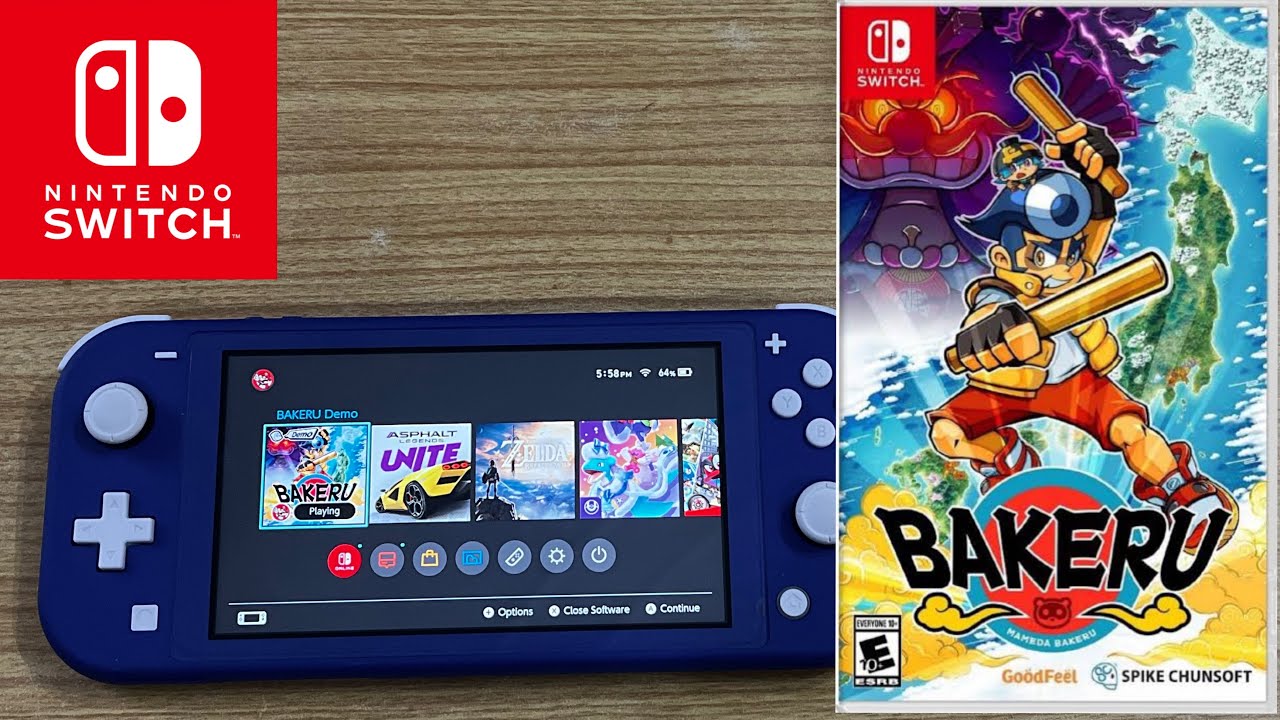Bakeru Nintendo Switch Lite Gameplay - YouTube