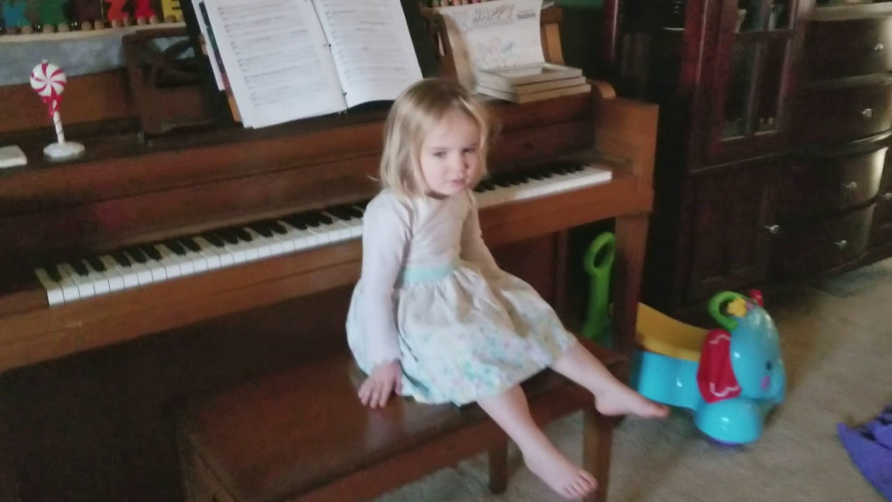 Mackenzie works on her first composition. - YouTube