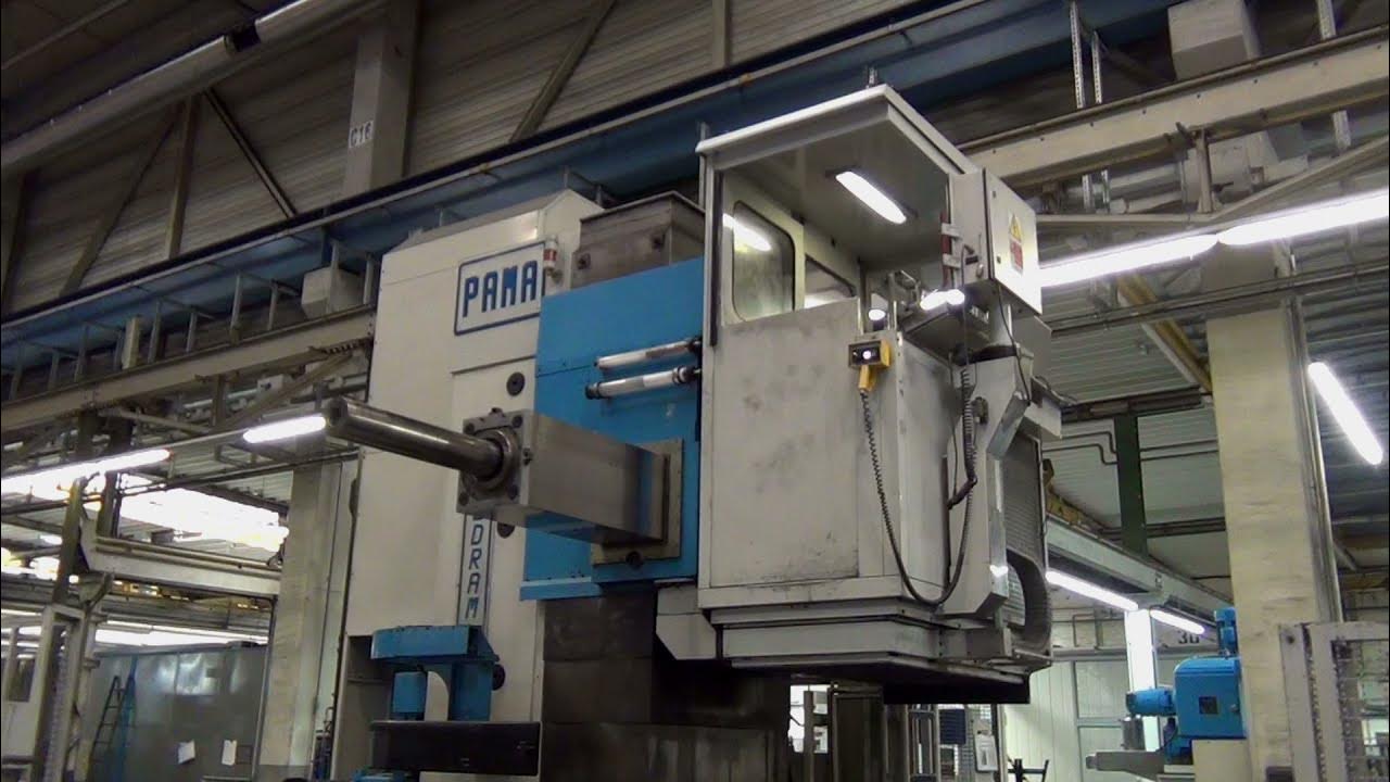 PAMA SPEEDRAM 2 Bohr- und Fräsmaschine - YouTube