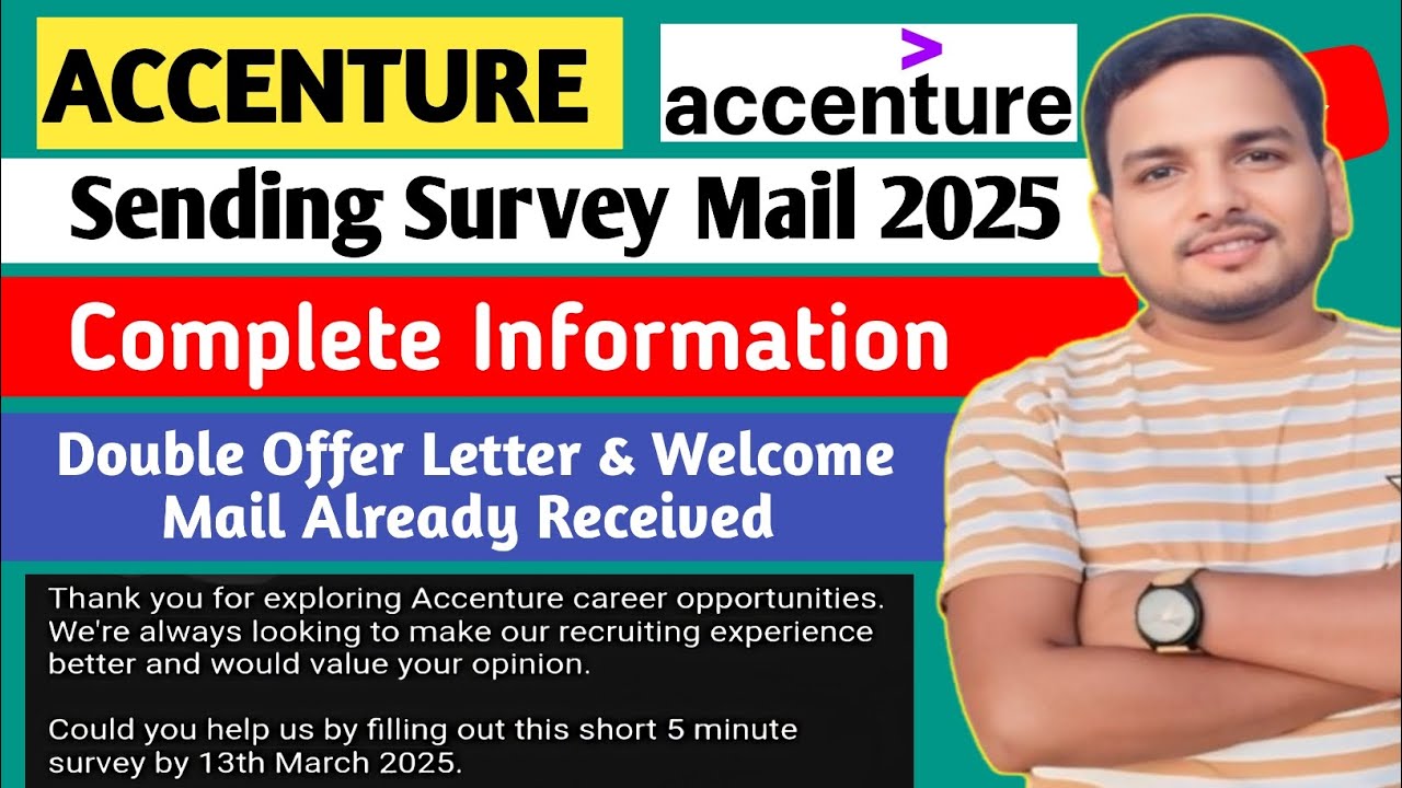 ACCENTURE SURVEY MAIL NEW UPDATE FOR CANDIDATE | MARCH'25 MONTH NEW ...