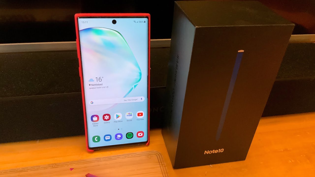 Samsung Galaxy Note 10 Unboxing Setup And First Look Youtube
