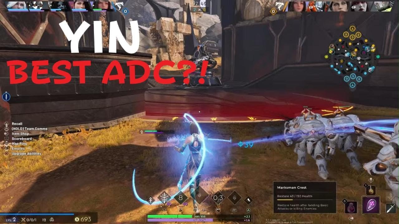YIN 1V5 BUILD?! - Predecessor ADC Gameplay - YouTube
