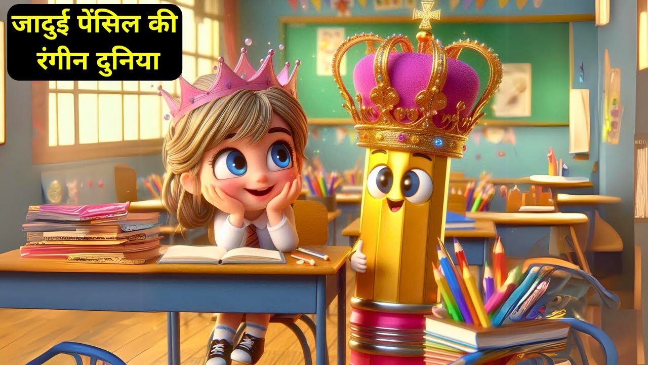 जादुई पेंसिल की रंगीन दुनिया ️ | The Magical Pencil | #kids #cartoon # ...