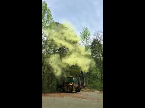 A "pollen bomb" - YouTube