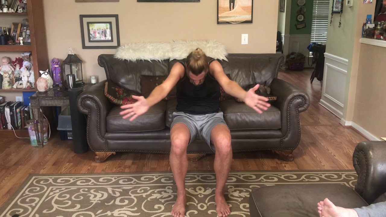 Intermediate Chair Yoga - YouTube