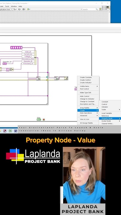 Работа с Property Node #labview #programmingproject #программирование # ...