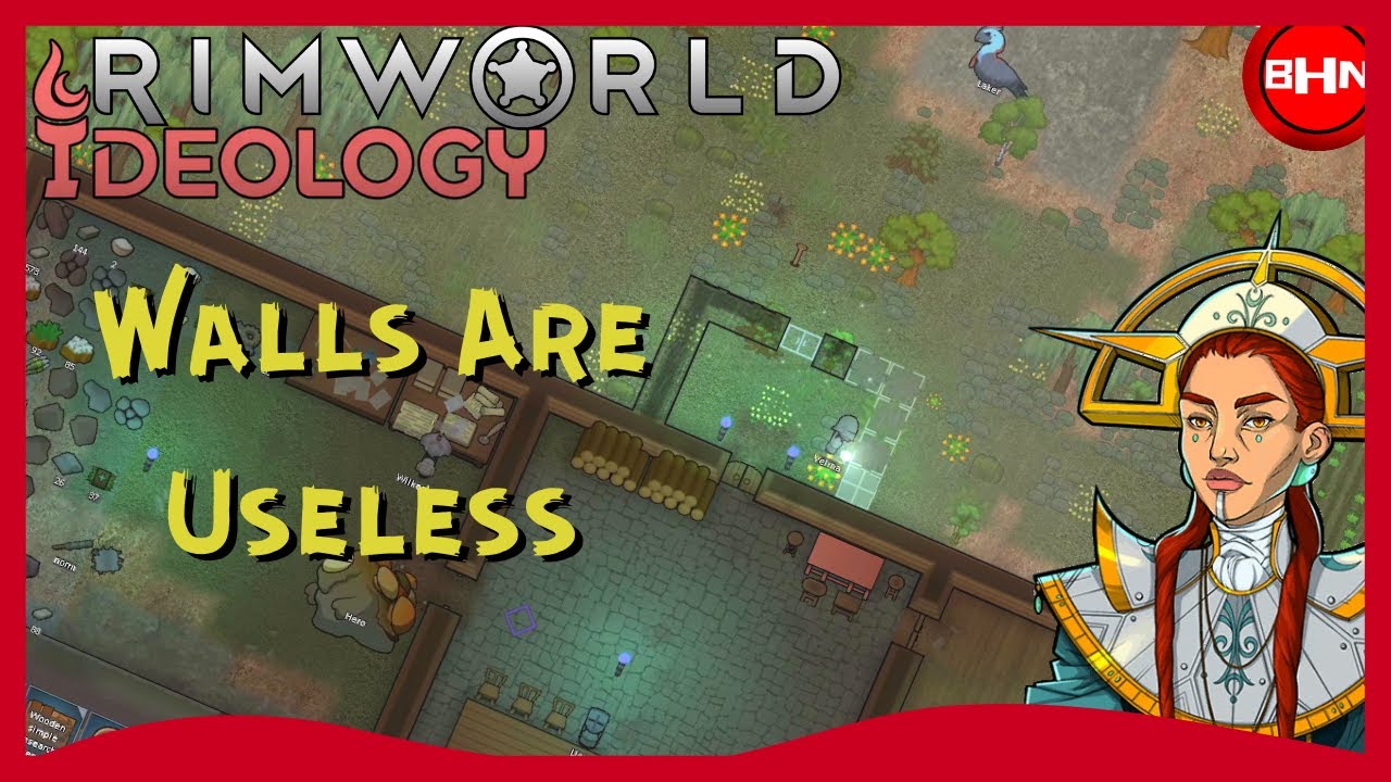 Close the Gate of our Medieval Mountain Castle | Rimworld: Ideology ...