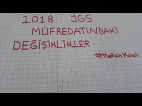 2018 YGS TAYFA BURDA MI ? #DEGISIKLIKLER1