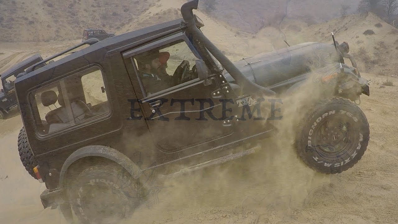 MAHINDRA ANGRY THAR IN SAND DUNES TRAILER 2018 - YouTube