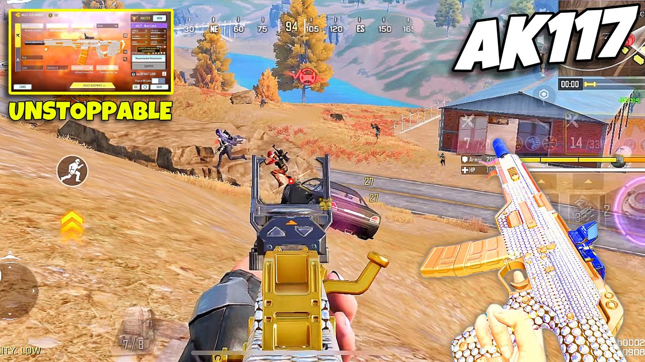 AK117 IS THE KING OF AR 🤯 BEST AK117 GUNSMITH CODM BR | AK117 GUNSMITH ...