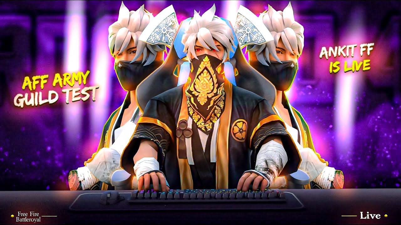 FF LIVE || FREE FIRE LIVE CUSTOM ROOM || GUILD TESTING 1 VS 1/4 || LIVE ...