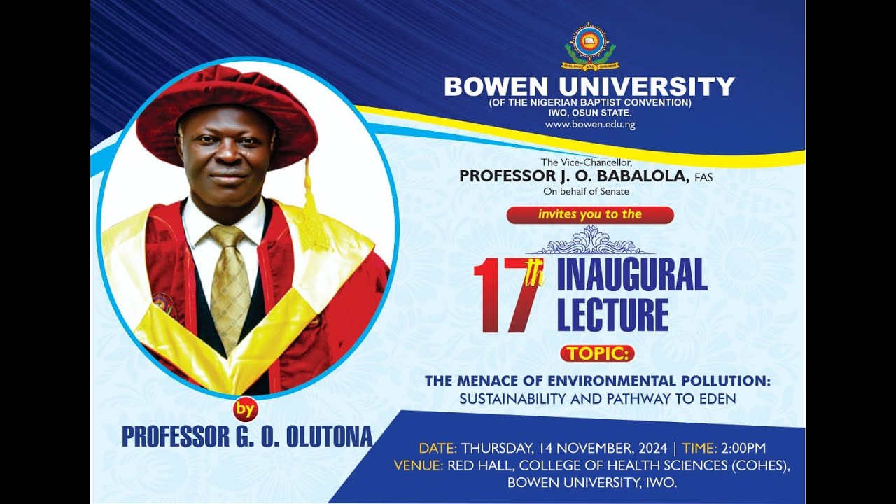 THE MENACE OF ENVIRONMENTAL POLLUTION: SUSTAINABILITY AND PATHWAY TO ...