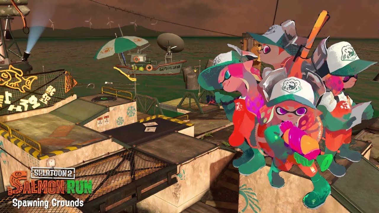 Splatoon 2 Salmon Run Gameplay Two Full Matches - YouTube