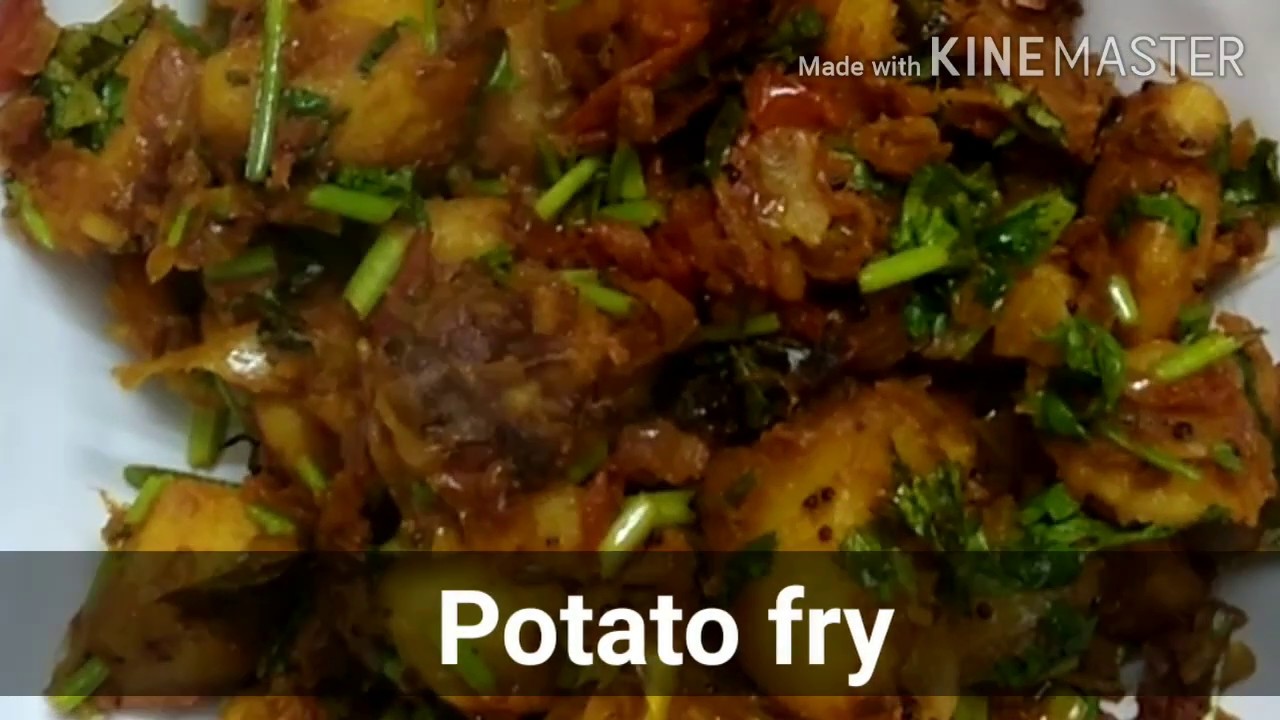 Potato fry(Aloo fry) - YouTube