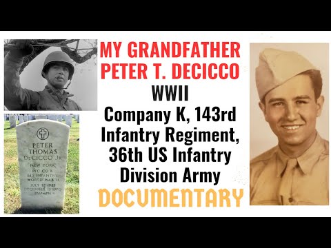 WW2 Documentary My Grandfather's Service w/ Company K 143rd Infantry ...
