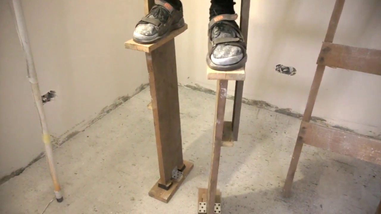 building stilts with their own hands - YouTube