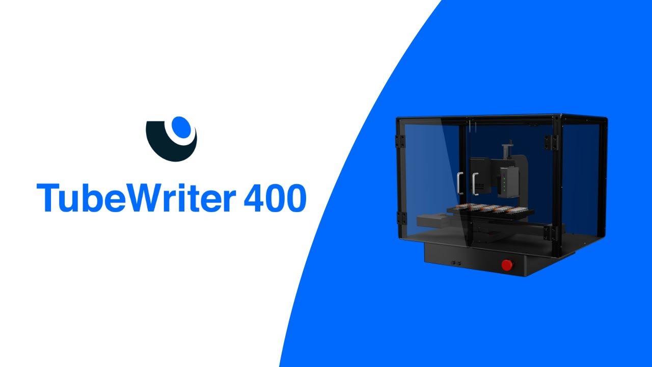 TubeWriter 400 - Direct High-Speed, Non-Contact Lab Printing - YouTube