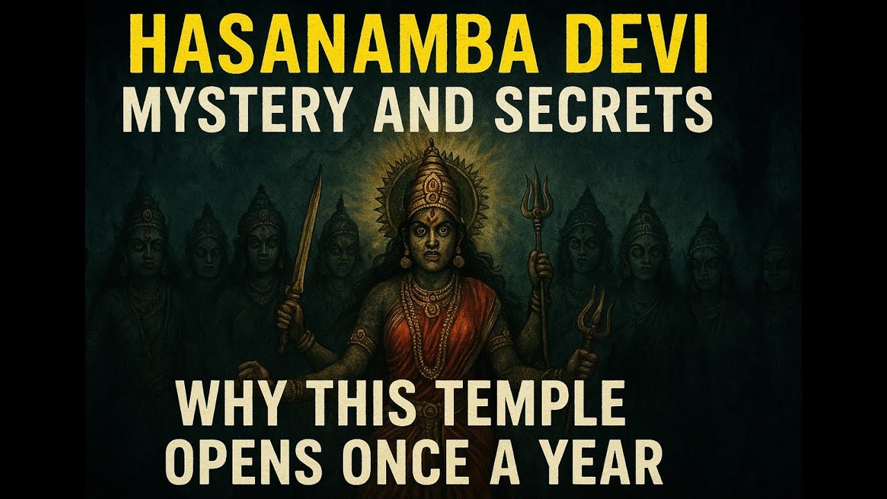 The Temple That Opens Only Once a Year! | The Mystery of Hasanamba Devi ...