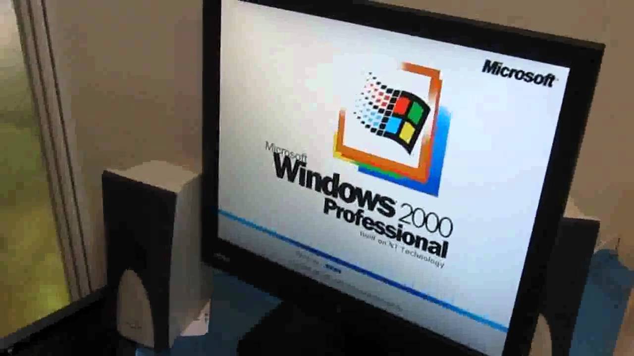 Loading Windows 2000 on Elbrus-3M1 - YouTube