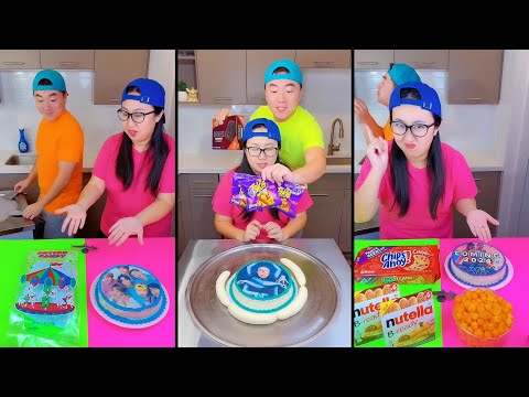 BTS cake vs GTA 6 ice cream challenge! 🍨 #funny by Ethan Funny Family