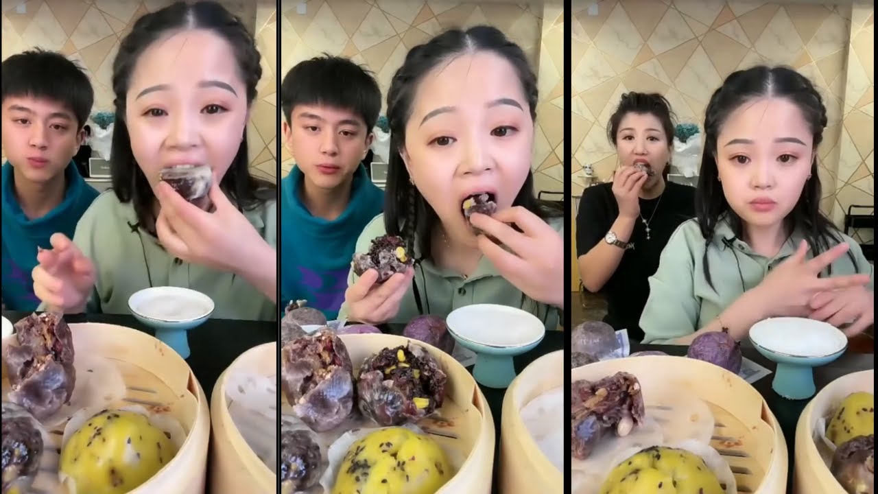 Cute Girl Eating Food Mukbang So Yummy ASMR Ep57 | 可爱的女孩吃食物 Mukbang 如此 ...