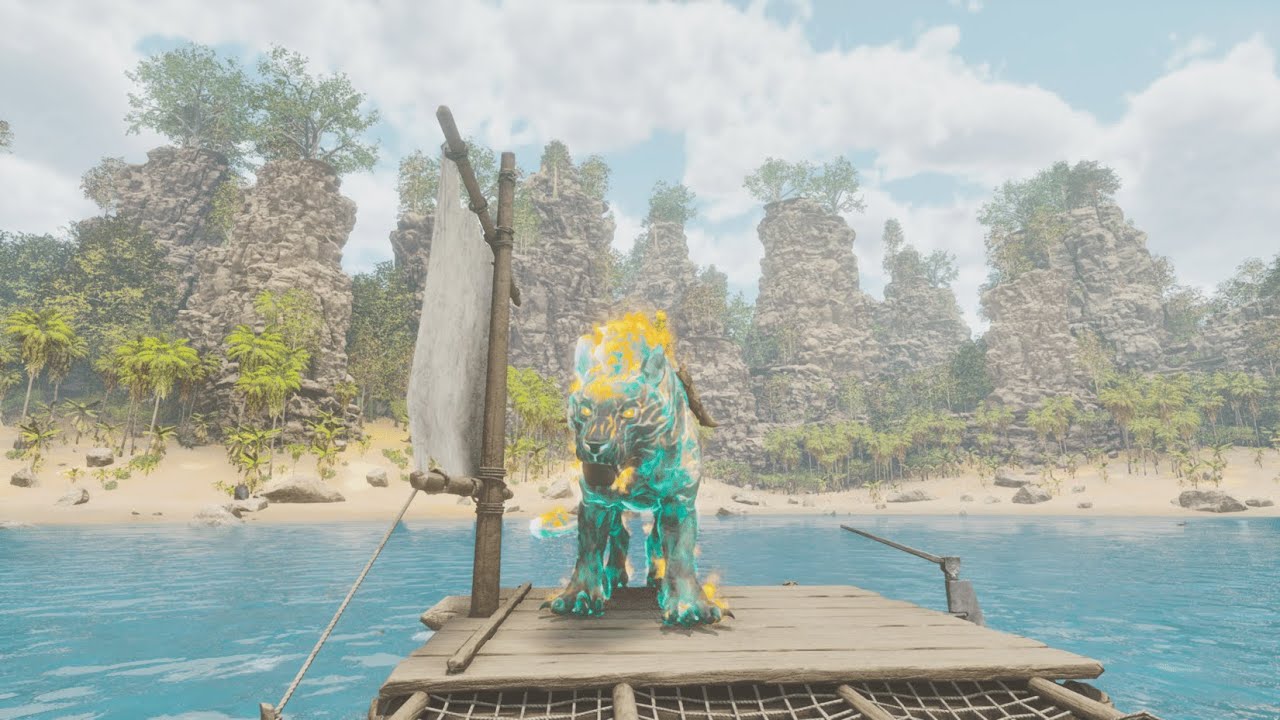 Taming my first pyromane! Ark Survival Ascended the center [e.5] - YouTube