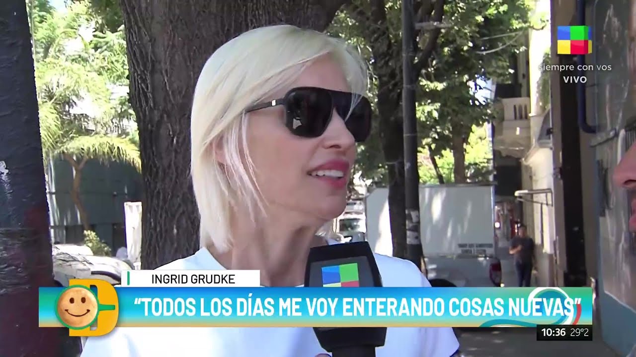 💔 Ingrid Grudke: "Todos los días me voy enterando cosas nuevas" - YouTube