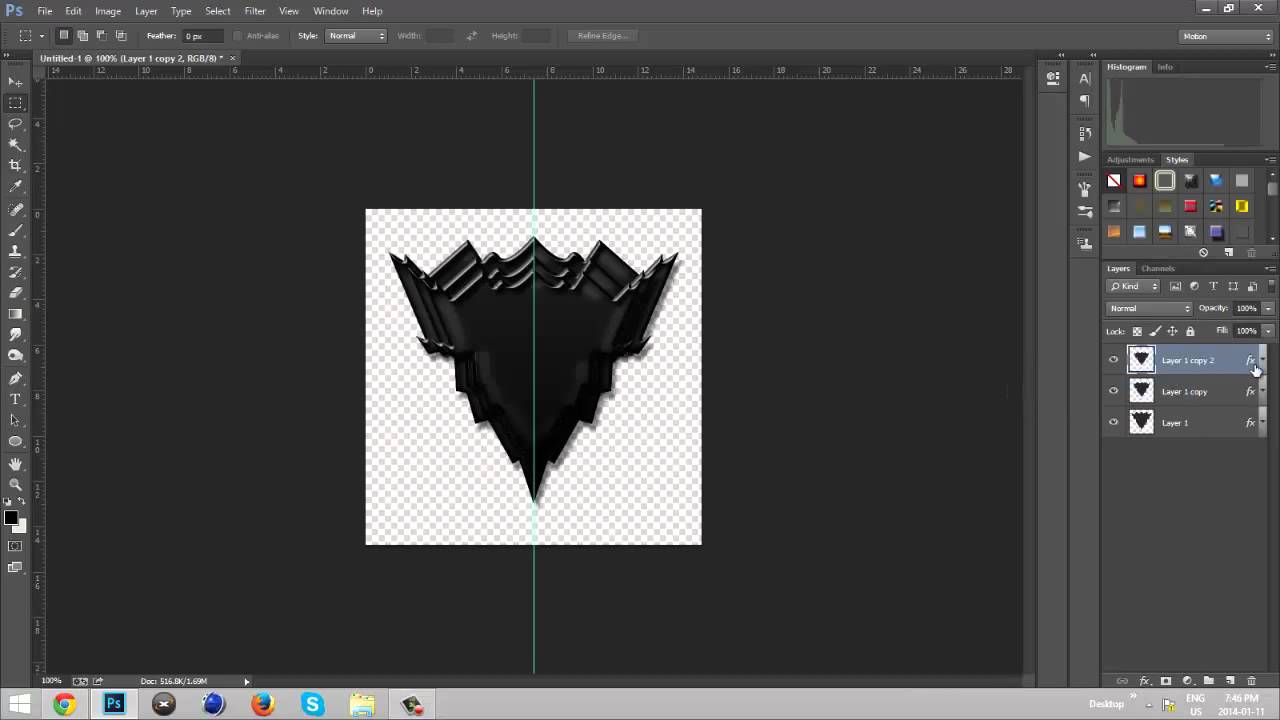 Classic Beveled Logo Tutorial. - YouTube