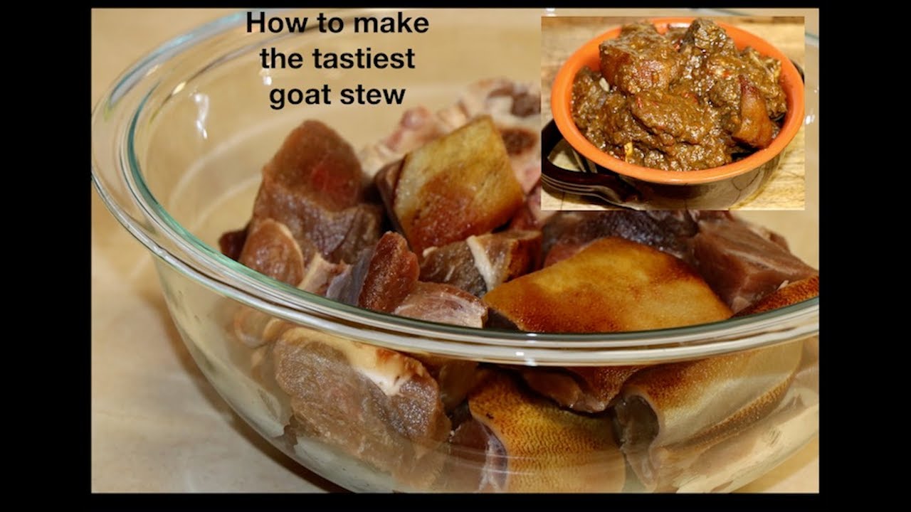 How to make the best tasting goat stew - YouTube
