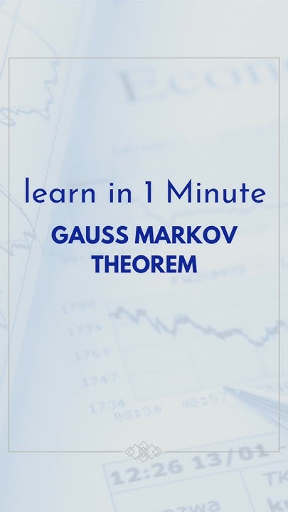 Gauss Markov Theorem || RSG Classes || Learn in 1 Min || Rahul sir | - YouTube