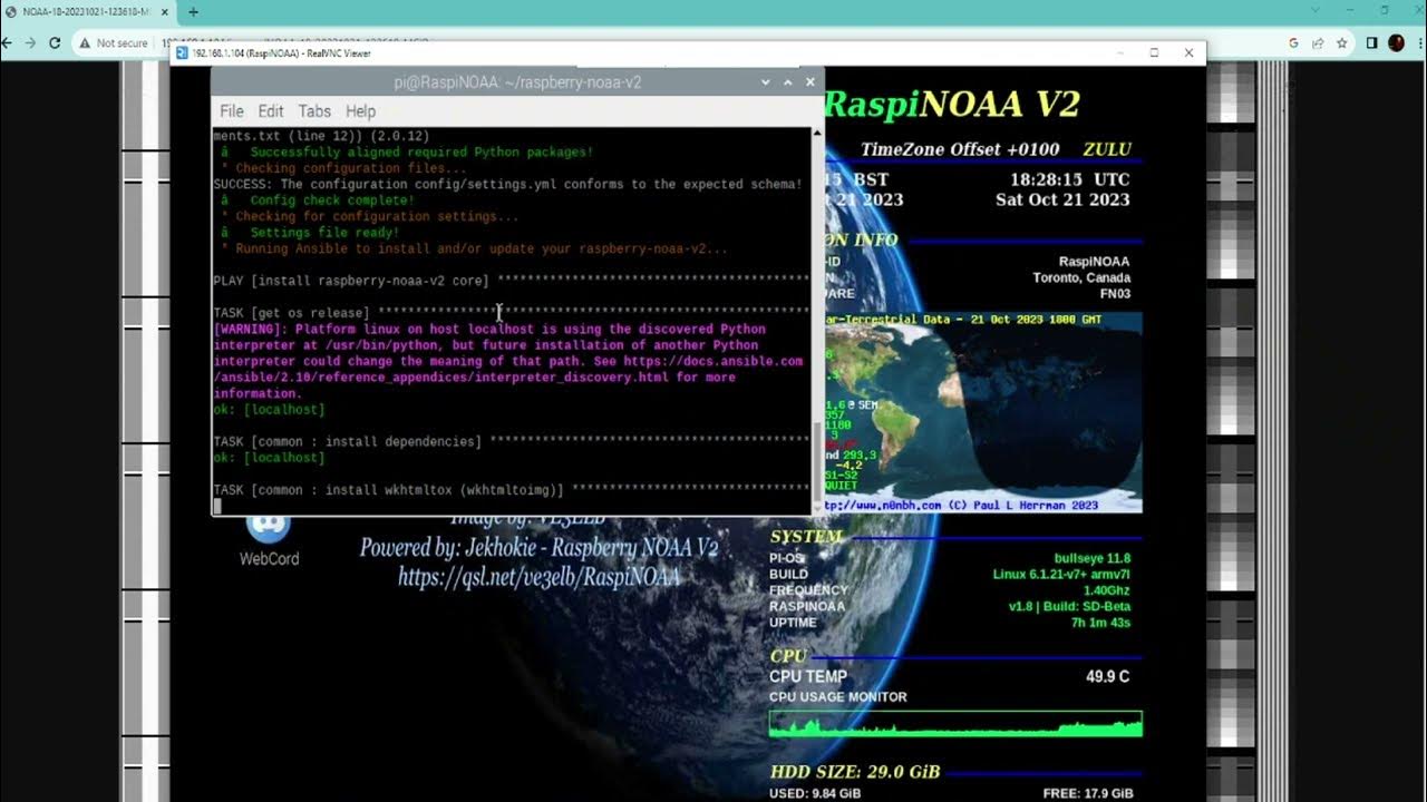 RaspiNOAA V2 - How to remove Crosshair ( + ) from NOAA & Meteor Images ...