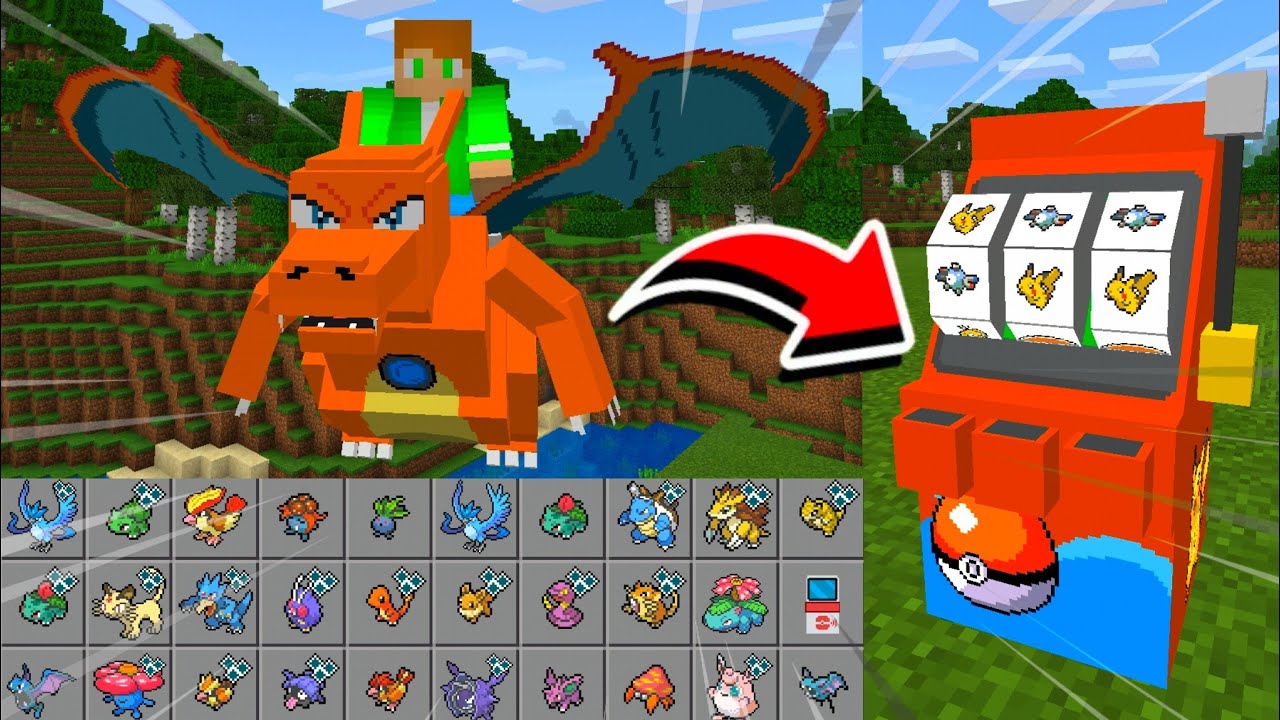 COMO INSTALAR O MELHOR ADDON/MOD DE POKÉMON PARA MINECRAFT PE ...