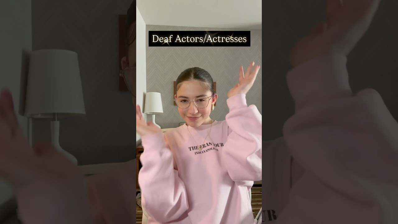 Deaf Actor/Actresses myth debunking - YouTube