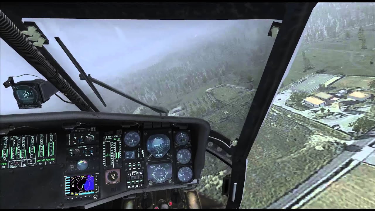 FSX VATSIM HELI Helicopter World Travel Flight 36 OSLK - YouTube