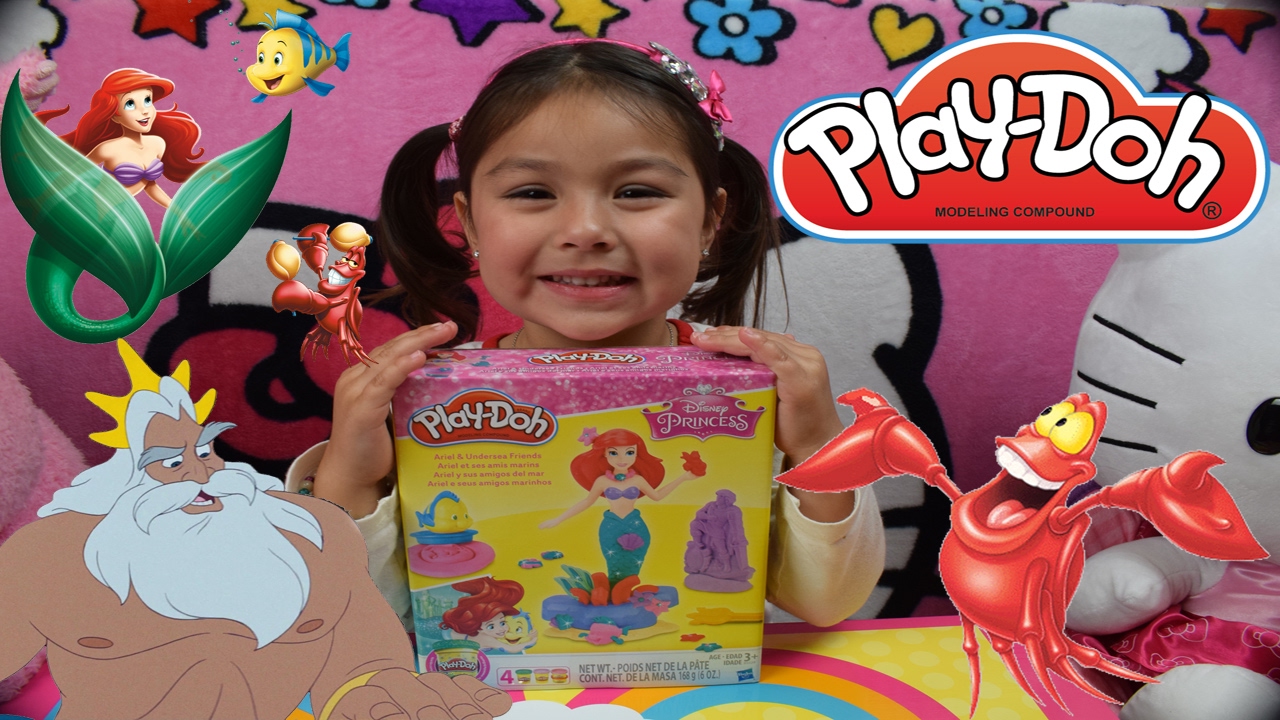 Ariel and Undersea Friends Mermaid Play Doh | Disney Princess - YouTube