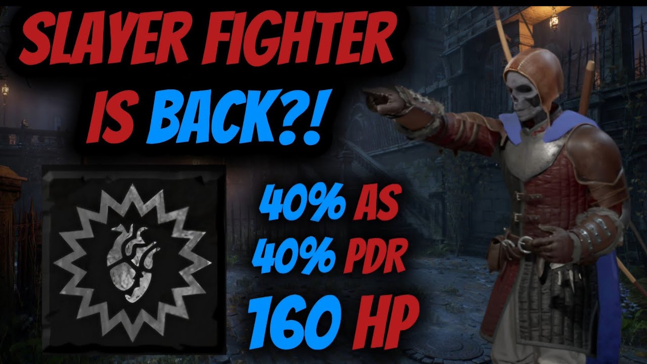 Slayer Fighter is Back?! 40% Action Speed | Dark and Darker - YouTube