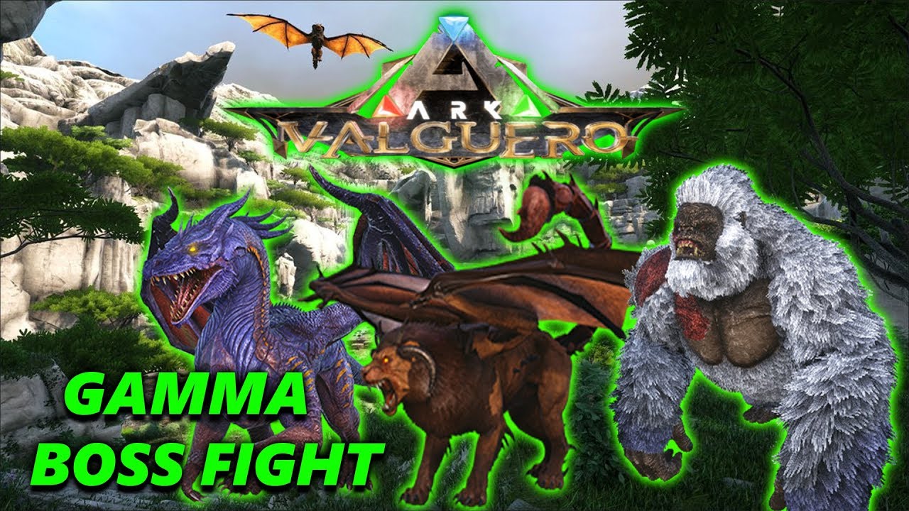Ark Survival - Valguero Gamma Boss Fight - YouTube
