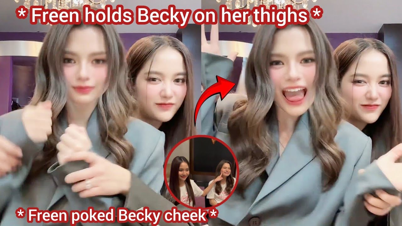 (FreenBeck) FREEN HOLDS BECKY ON HER THIGHS AND HUG HER FROM BEHIND ...